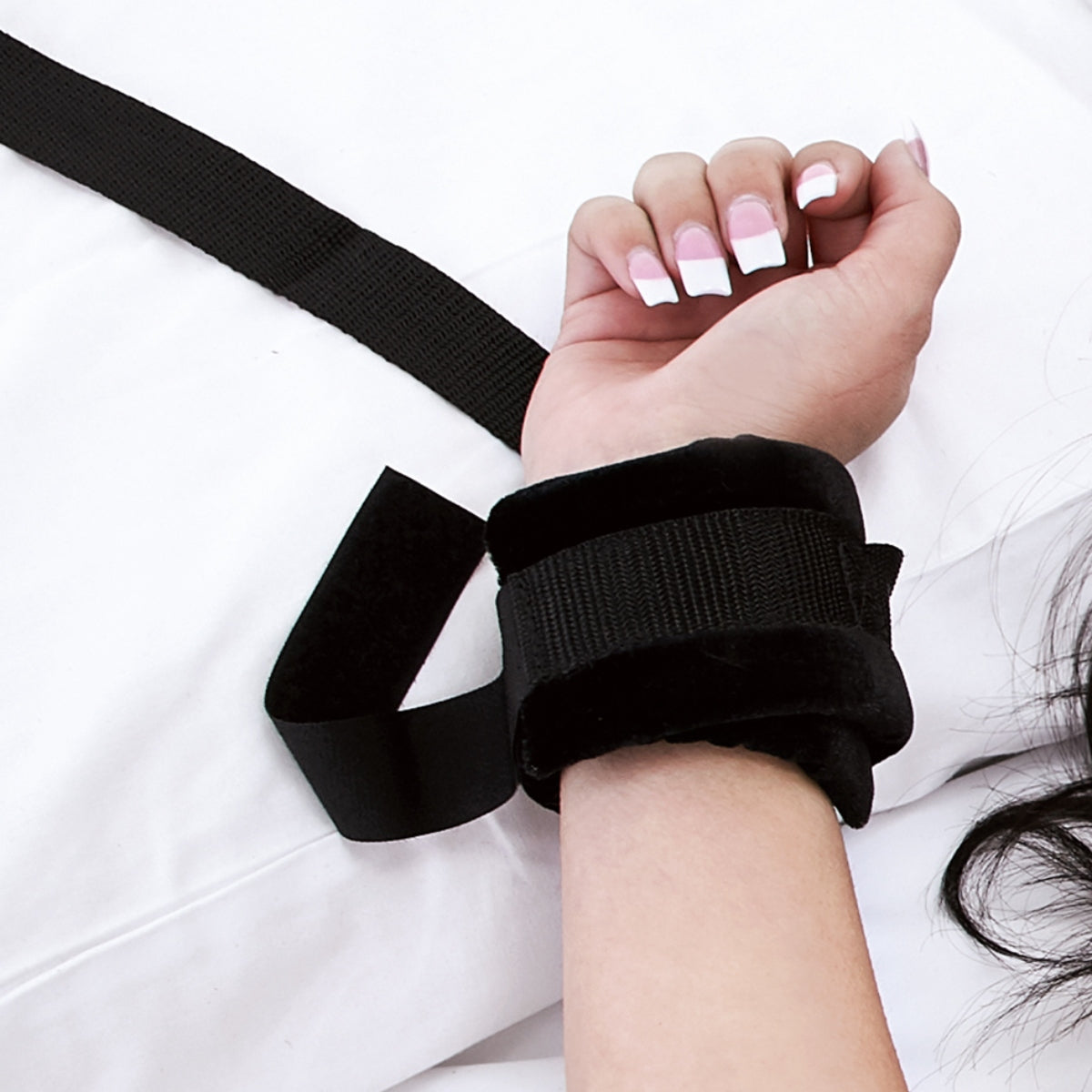 Lux Fetish 7 Piece Bed Spreader Playful Restraint System Black | Simply ...