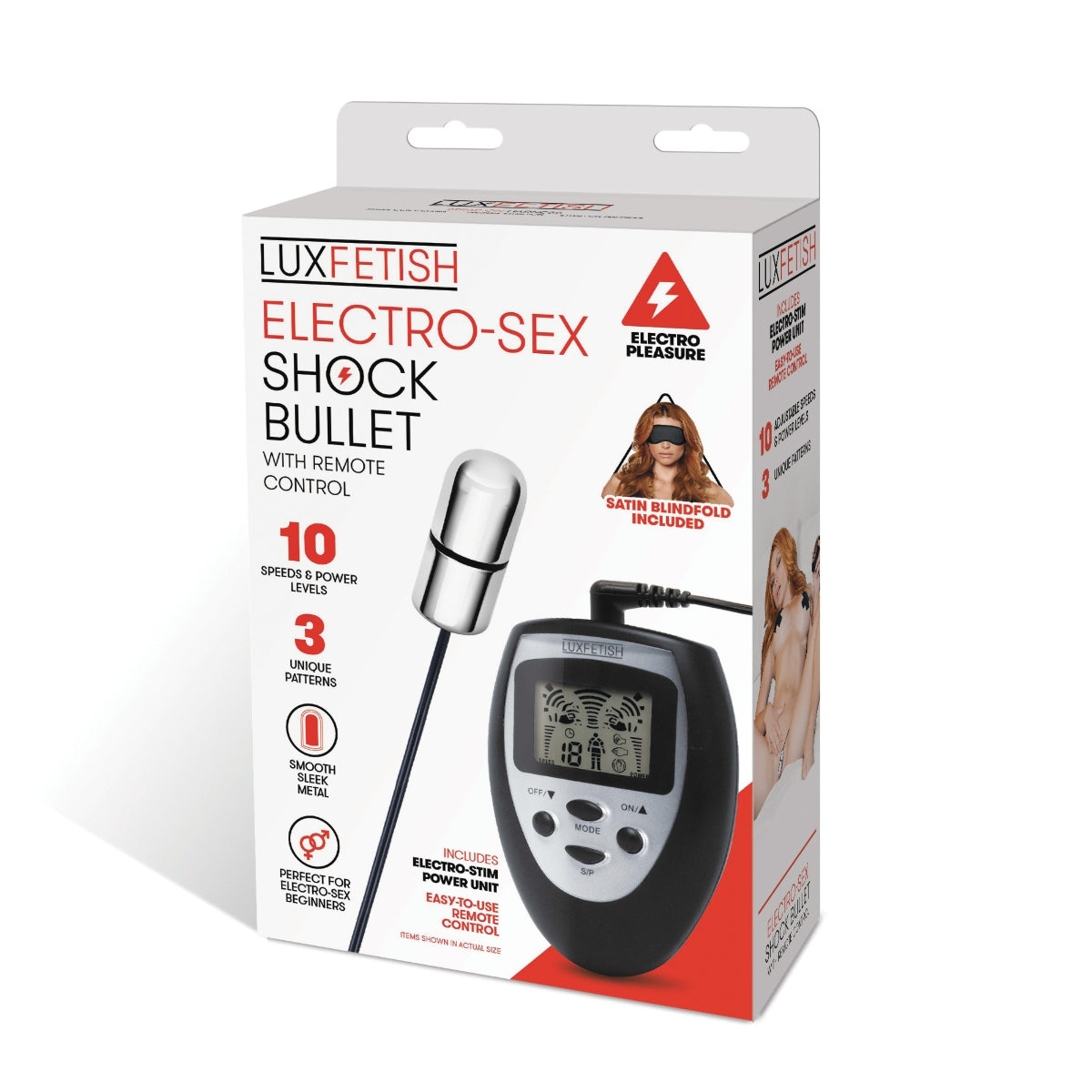 Lux Fetish Electro Sex Shock Bullet Silver Simply Pleasure